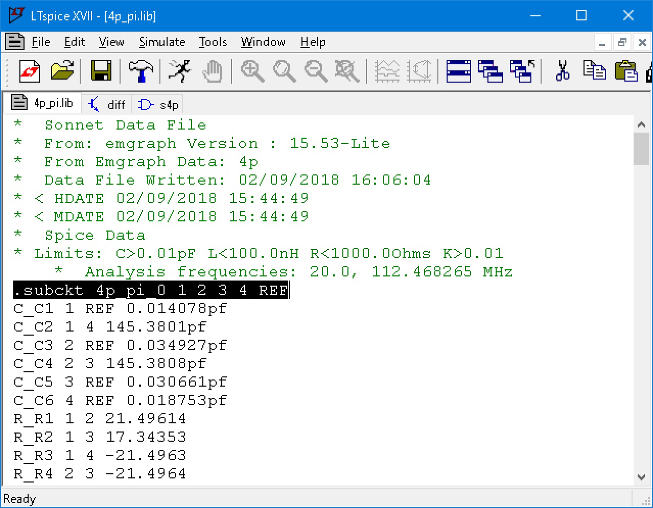 ソネット技研 | sonnetとspiceをリンクした解析例